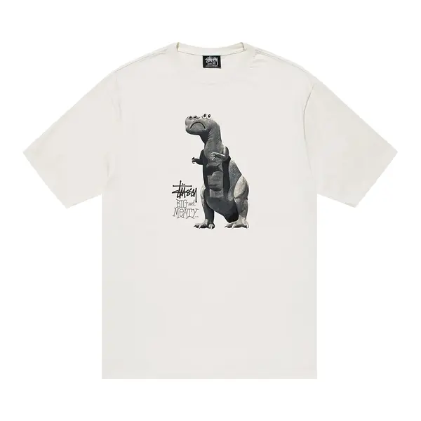 StÜssy Big & Meaty Pigment Dyed Tee 'natural - Cream
