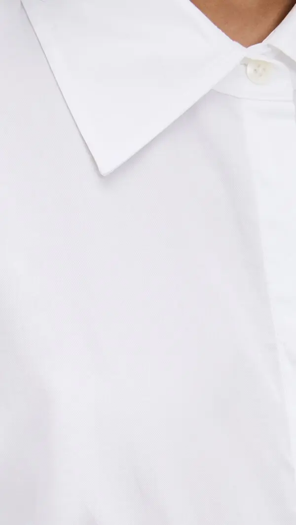 Tibi Gabe Oversized Shirt - White