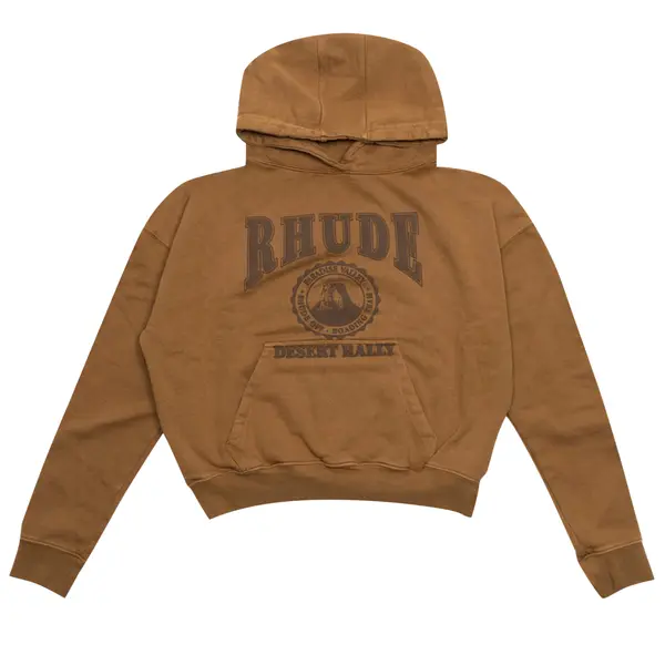 Rhude Cropped Desert Valley Hoodie