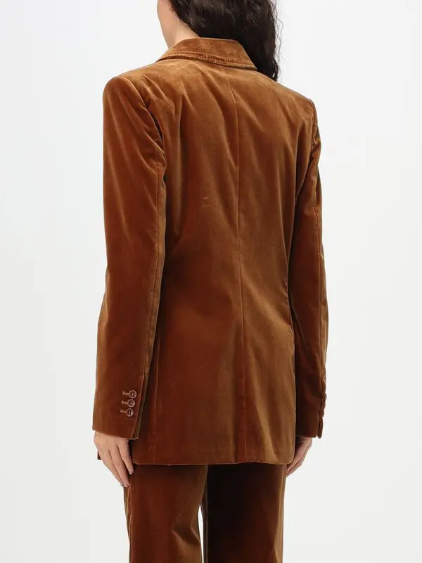 Alberta Ferretti Double-breasted Jacket - Brown