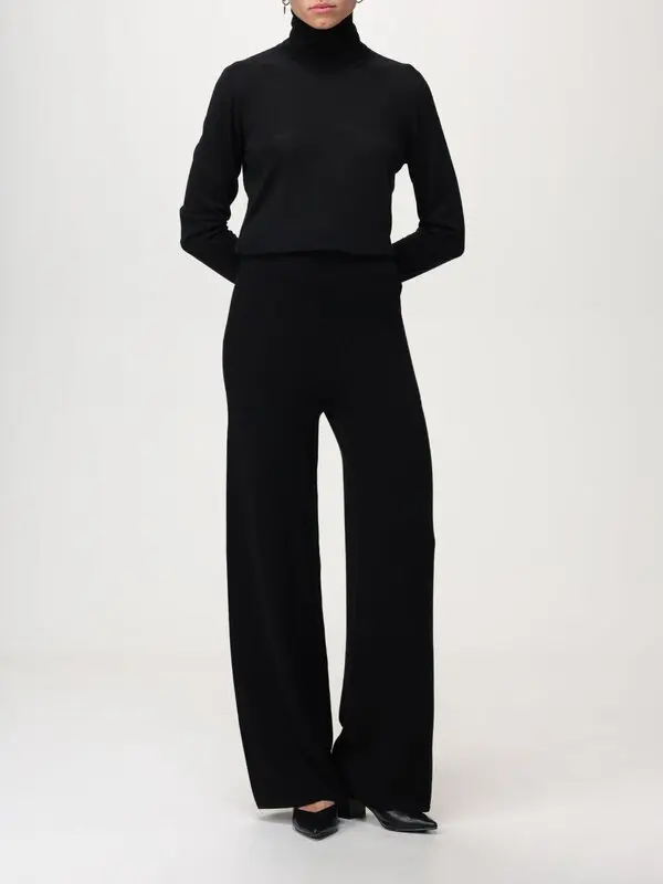 Max Mara Wool And Cashmere Wide Leg Pants