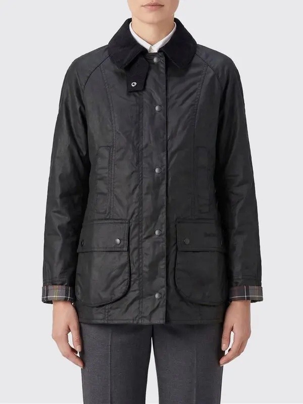 Barbour Waxed Cotton Jacket - Black