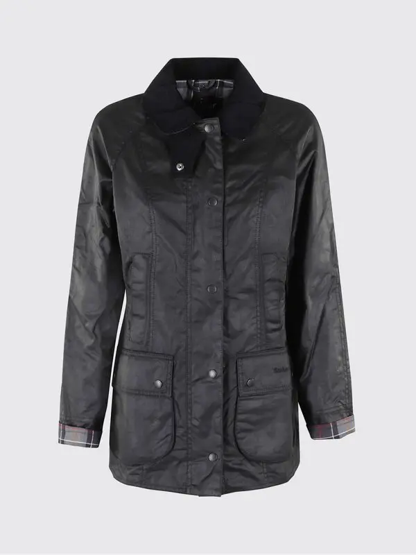 Barbour Waxed Cotton Jacket - Black