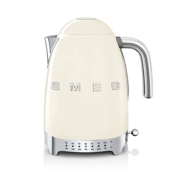 SMEG 50s Retro Variable Temperature Kettle - Cream