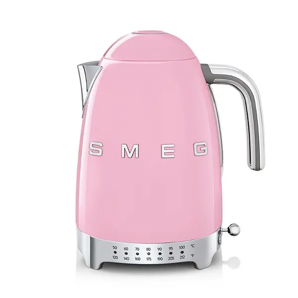 SMEG 50s Retro Variable Temperature Kettle - Pink
