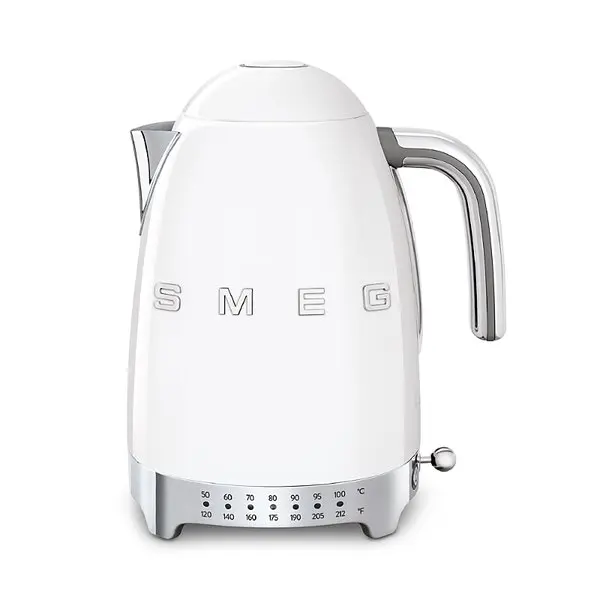 SMEG 50s Retro Variable Temperature Kettle - White