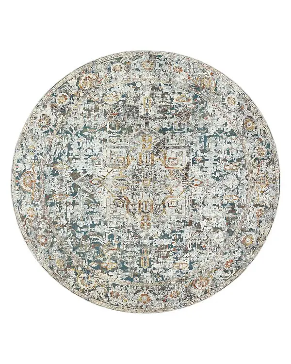 Livabliss Presidential Pdt-2300 Round Area Rug, 7'10 X 7'10 - Mist
