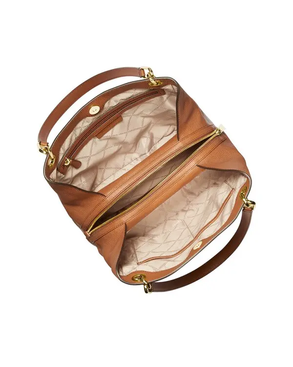 Michael Kors Kensington Large Leather Tote - Brown