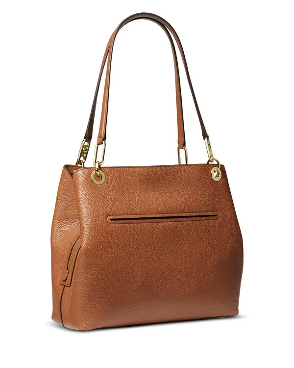 Michael Kors Kensington Large Leather Tote - Brown