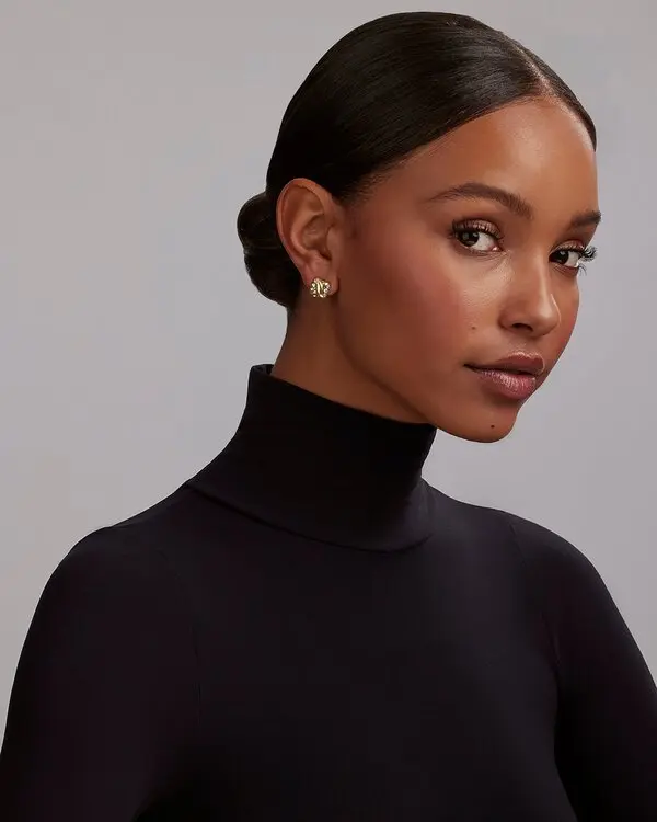 Lagos 18k Yellow Gold And Sterling Silver Earrings