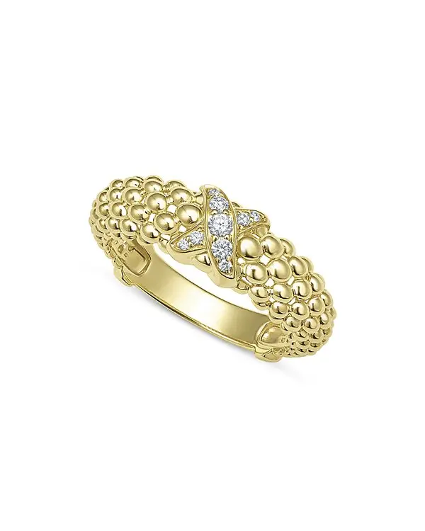 Lagos 18k Yellow Diamond Ring - Gold
