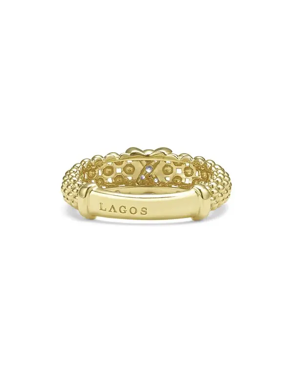 Lagos 18k Yellow Diamond Ring - Gold
