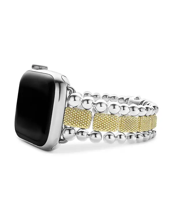 Lagos Caviar Apple Watch Bracelet - Gold/silver