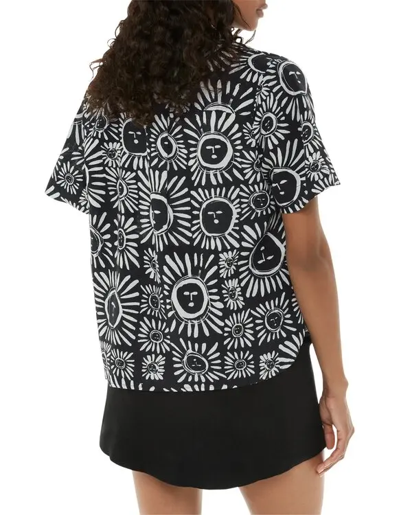 Whistles Sunman Printed Bowling Shirt