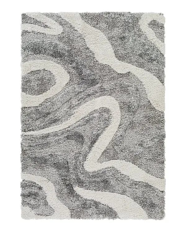 Livabliss Alta Shag Asg-2303 Area Rug, 2' X 3 - Charcoal