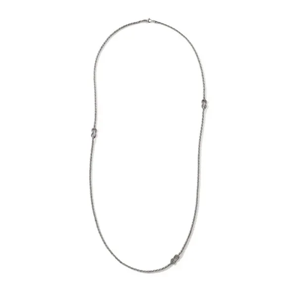 John Hardy Love Knot Necklace 2.5mm - Sterling Silver
