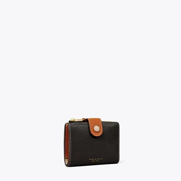 Tory Burch Colorblock Bi-fold Wallet - Black Multi