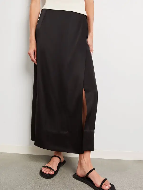 ESSE Mono Split Column Maxi Skirt