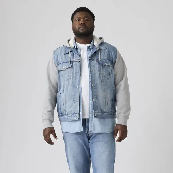 LEVI'S Hybrid Hoodie Trucker Jacket
