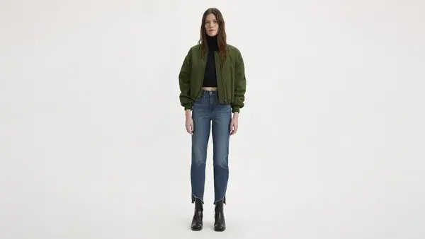 LEVI'S 724 High-rise Slim Straight Cropped Jeans - For Sure