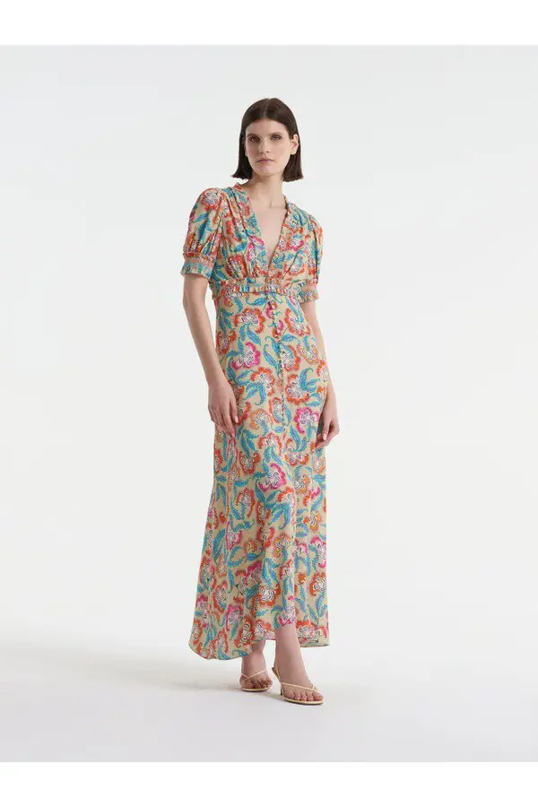 aphrodite midi dress - beige Aphrodite Midi Dress