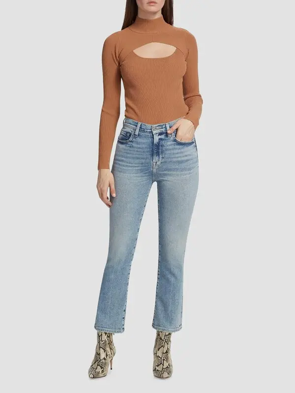 7 For All Mankind Josefina Slim Crop Jeans