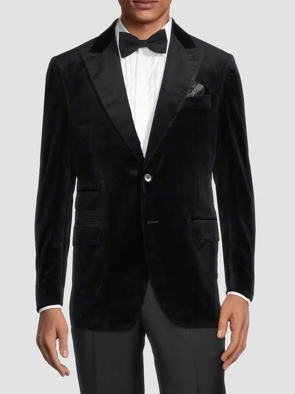 SAKS FIFTH AVENUE Collection Classic Velvet Jacket