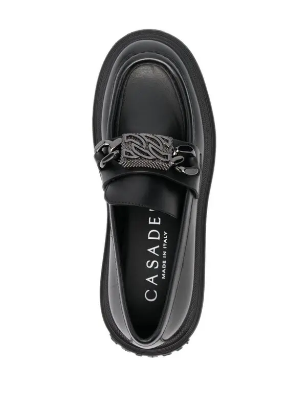 Casadei Leather Loafers