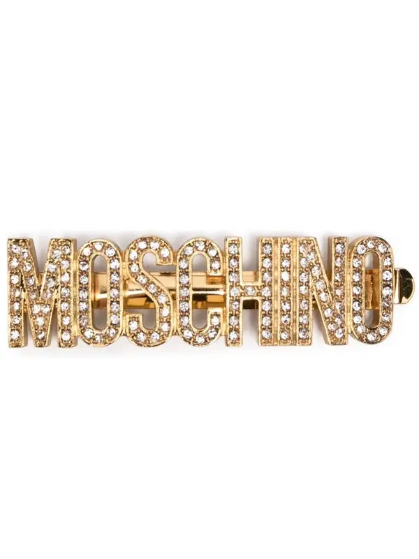Moschino Hair Clip - Gold