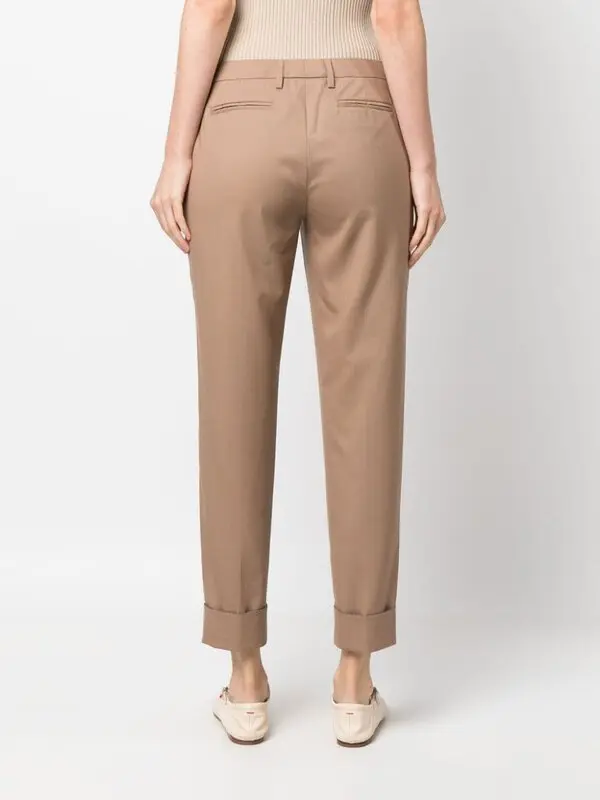 Fabiana Filippi Montefalco Cropped Trousers - Brown