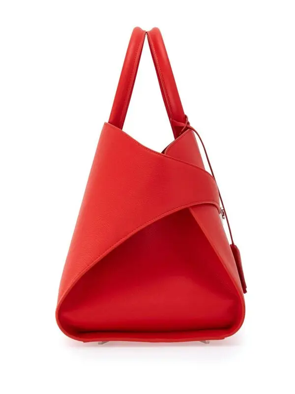 FERRAGAMO Hug Leather Tote - Red