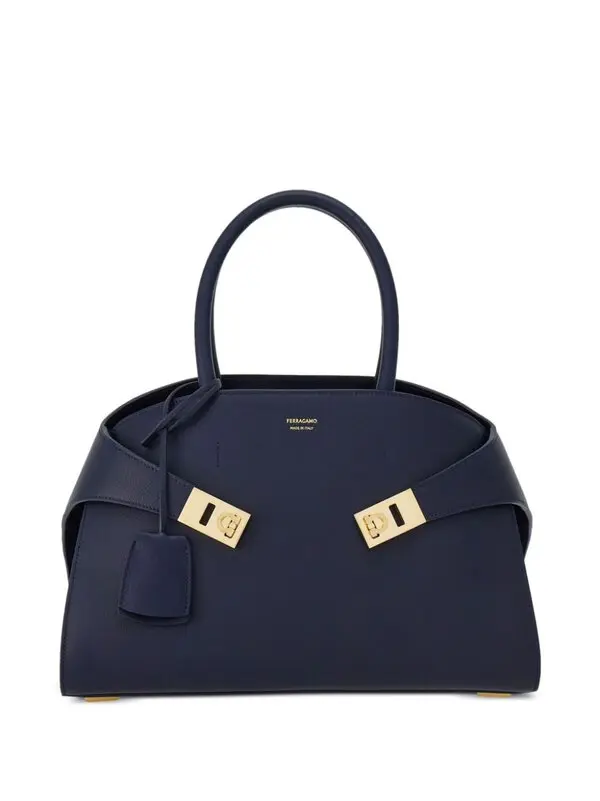 FERRAGAMO Hug Handbag M - Blue