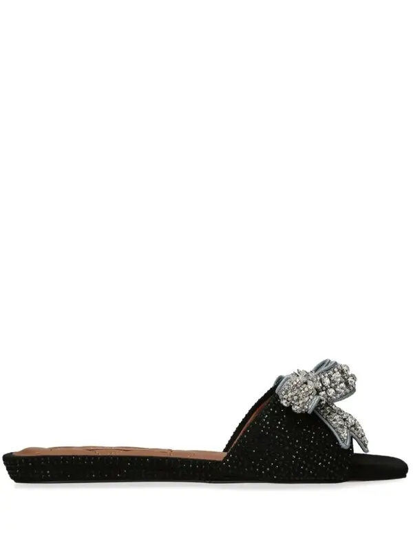 Kurt Geiger Kensington Crystal Bow Sandals