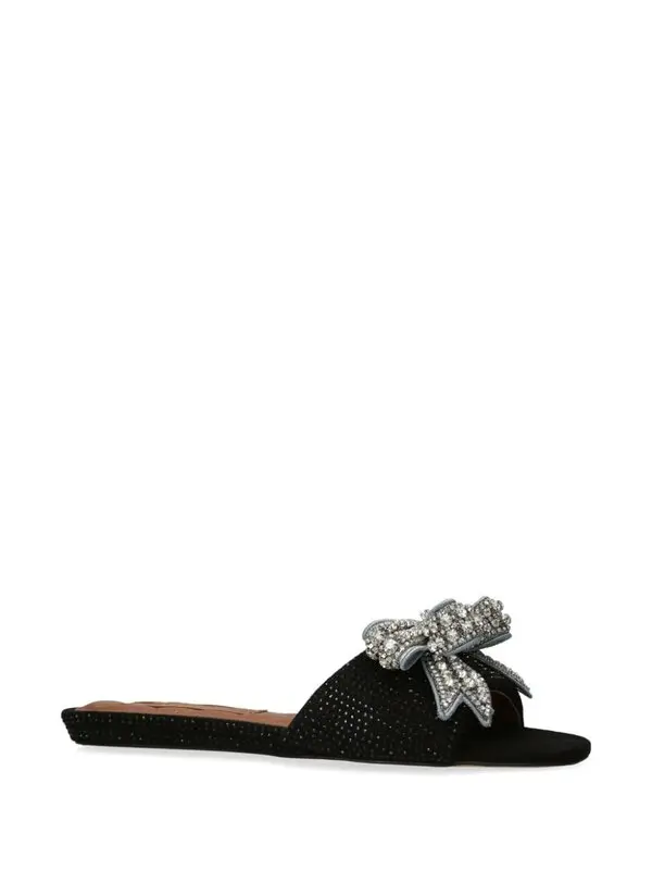 Kurt Geiger Kensington Crystal Bow Sandals