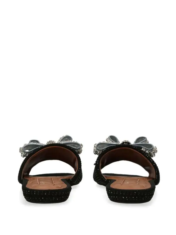 Kurt Geiger Kensington Crystal Bow Sandals