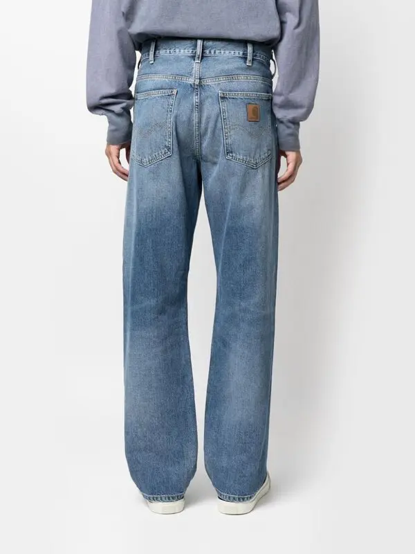 Carhartt Work In Progress Mid-rise Straight-leg Jeans