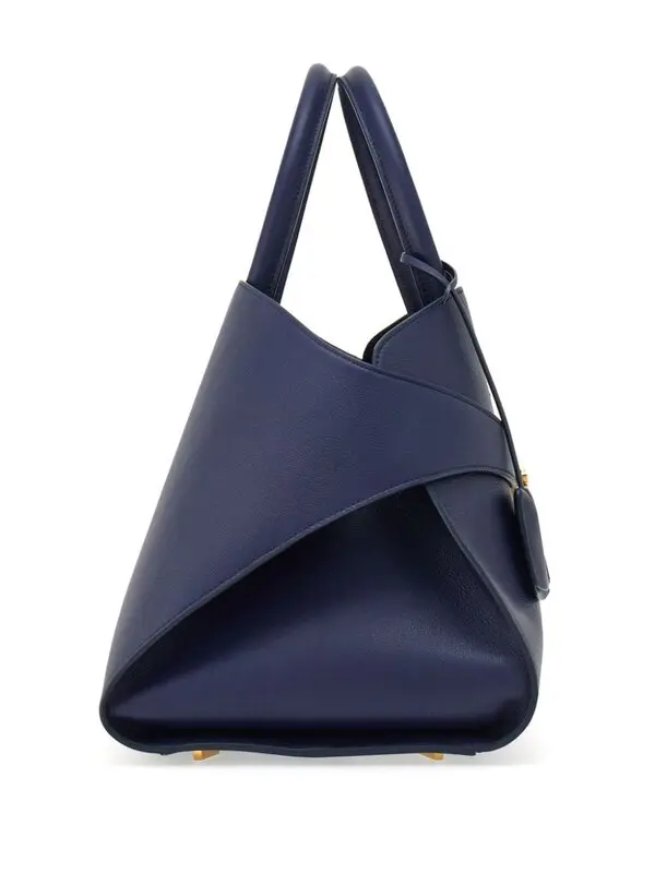 FERRAGAMO Hug Leather Tote - Blue