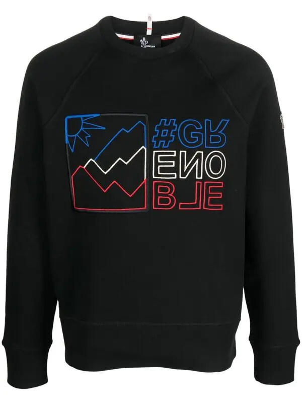 Moncler Logo-embroidered Cotton Sweatshirt