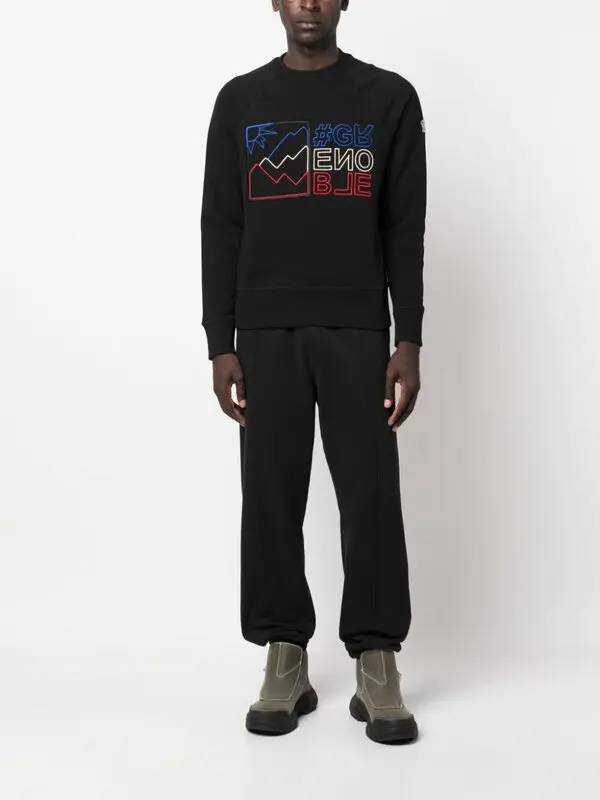 Moncler Logo-embroidered Cotton Sweatshirt