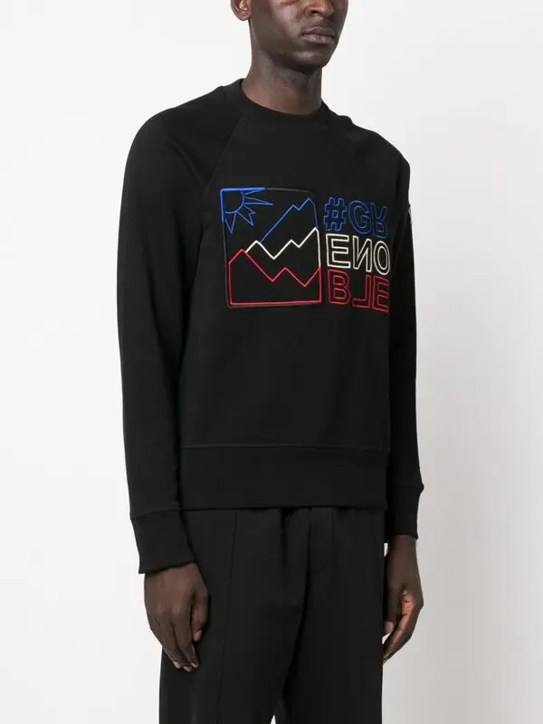 Moncler Logo-embroidered Cotton Sweatshirt