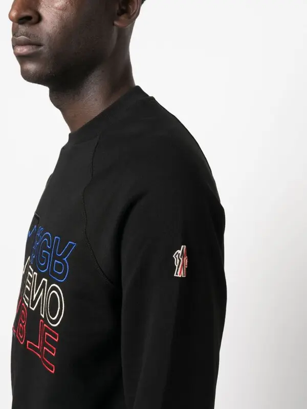 Moncler Logo-embroidered Cotton Sweatshirt