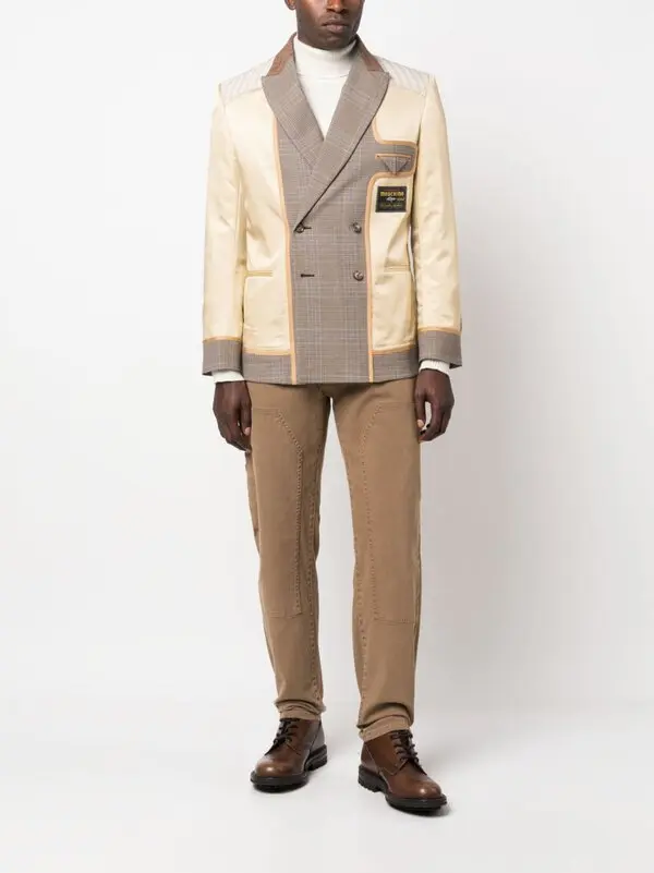 Moschino Panelled Double-breasted Blazer