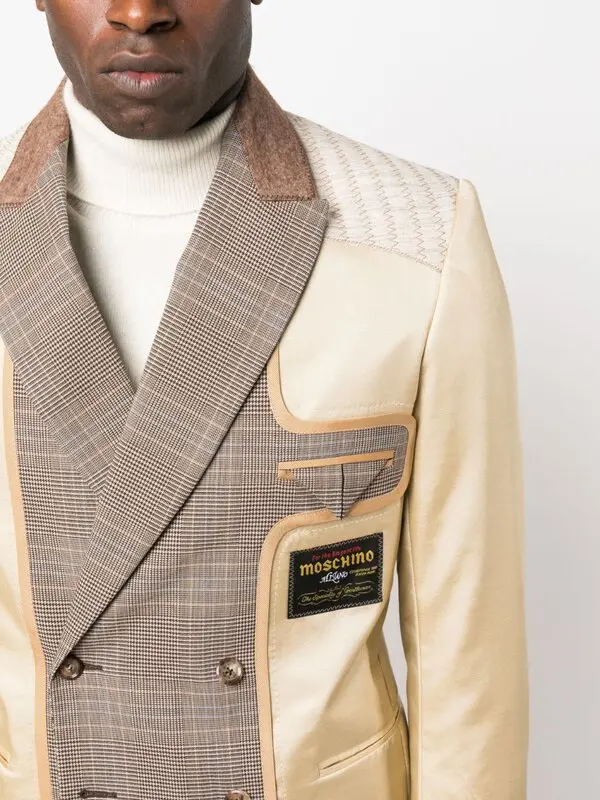 Moschino Panelled Double-breasted Blazer