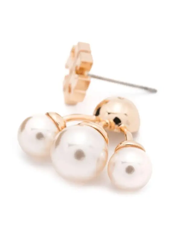 Tory Burch Kira Pearl Front-back Earrings