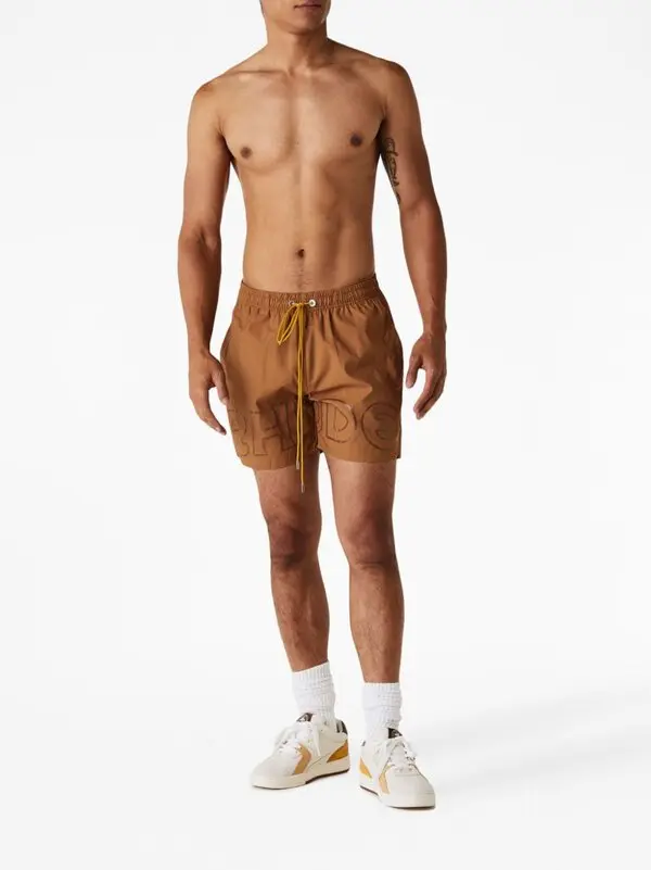 Rhude Logo-print Swim Shorts