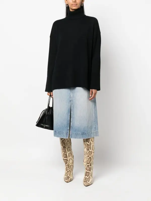 P.a.r.o.s.h Roll-neck Wool-cashmere Jumper