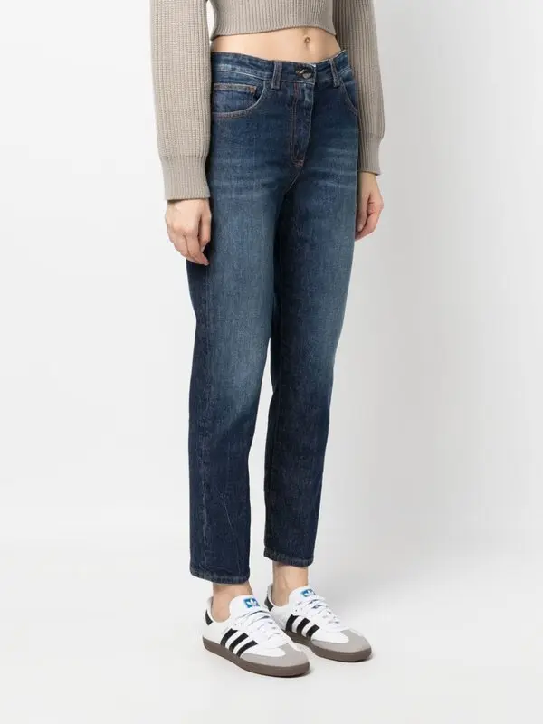 Seventy Straight-leg Cropped Jeans