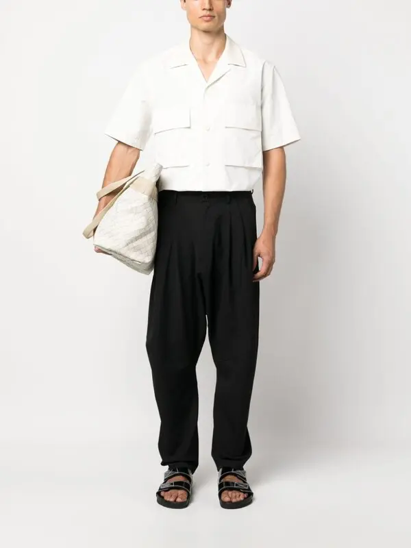Henrik Vibskov Pleated Drop-crotch Trousers