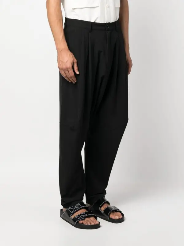 Henrik Vibskov Pleated Drop-crotch Trousers