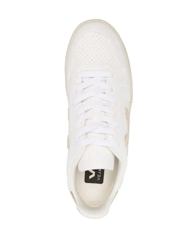 VEJA V-10 Chromefree Leather Sneakers